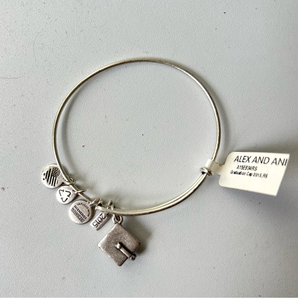 Jewelry | Alex And Ani Nwt Silver 215 Graduation Braclete | Poshmark